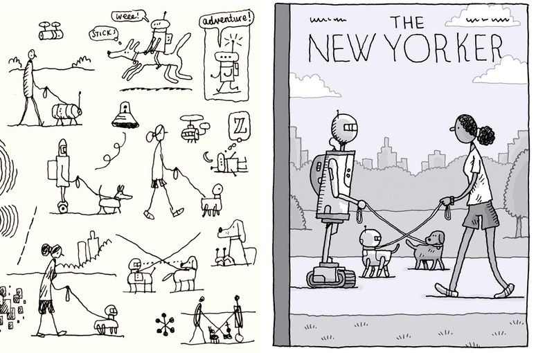 Tom Gauld Creates the 2019 Innovation Issue Cover for the New Yorker ...