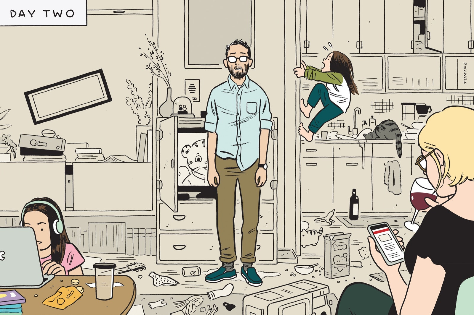 Adrian Tomine Draws Postcard for the New Yorker – Drawn & Quarterly